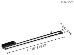 Eglo 98491 - LED Stmívatelné stropní svítidlo AMONTILLADO LED/27W/230V