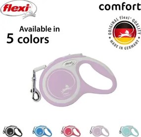 Flexi Comfort XS pásek 3m růžové / Vodítko