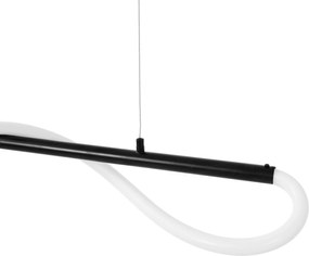 Toolight, LED závěsné svítidlo 120 cm 60W APP853-CP LONG BLACK, černá-bílá, OSW-04030