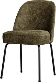 Khaki sametové jídelní židle v sadě 2 ks Vogue – WOOOD
