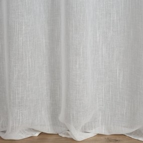 ZÁCLONA NA KROUŽCÍCH CARLA 300 CM X 250 CM CM BÍLÁ