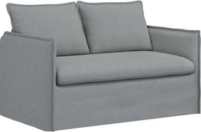 Set pohovek 2 ks Světle šedá Textil 3407523