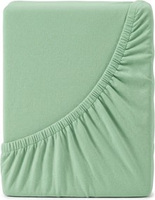 4Home jersey prostěradlo Lycra zelená, 90 x 200 cm