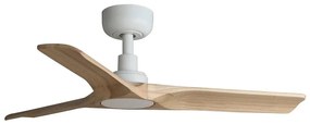 FARO Barcelona FARO 33805WT - Stropní ventilátor HEYWOOD S dřevo/bílá pr. 90 cm WT + DO 33805T