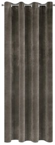 ZATEMŇOVACÍ ZÁVĚS NA KROUŽCÍCH RIA 140X250 CM GRAFITOVÁ
