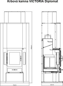 Krbová kamna VICTORIA Diplomat