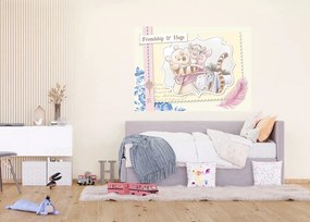 Dětská vliesová fototapeta na zed' Medvídek Pú Přátelství, Disney | 155 x 110 cm | DFTDNM 5265