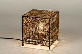 Stolní lampa Guadro Gold Cube