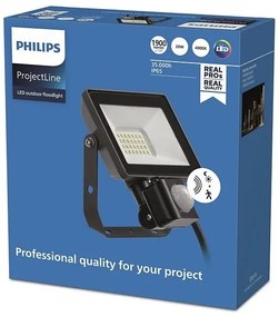 Philips - LED Venkovní reflektor se senzorem PROJECTLINE LED/20W/230V IP65 4000K