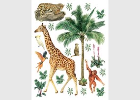 Dětská samolepka na zeď Jungle | 65 x 85 cm | DDK2329