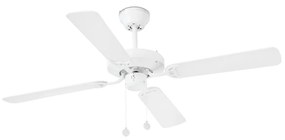 FARO YAKARTA 33712 47,6“ bílá/bílá/javor Reverzní stropní ventilátor