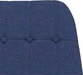Houpací křeslo modré textil 341257