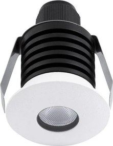 NV 8038401 Venkovní zapuštěné svítidlo do země BANG bílý hliník LED 1W 3V 3000K IP67 - NOVA LUCE