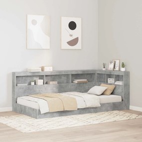 Úložné čelo postele Betonově šedá Kompozitní dřevo 3335528