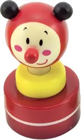 TEDDIES Dřevěné razítko zvířátko s víčkem / 5 druhů / dřevo, plast / 6