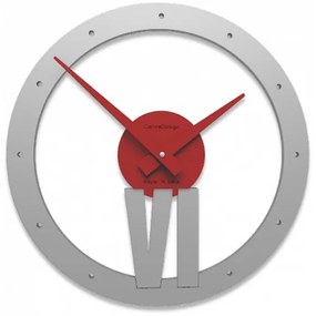 Designové hodiny 10-015 CalleaDesign Xavier 35cm (více barevných variant) Barva bílá-1 - RAL9003