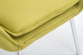 Caracas relaxační křeslo látka – zelená
