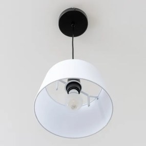 Brilagi - LED Lustr na lanku CERIA 1xE27/40W/230V pr. 25 cm bílá