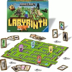 Ravensburger Minecraft Labyrinth / Délka hry: 20 minut / Počet hráčů: