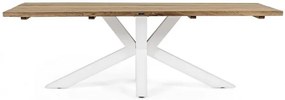 BIZZOTTO Zahradní jídelní stůl RAMSEY 240x100cm bílé nohy 0804456