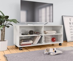 vidaXL TV skříňka na kolečkách 90x35x35cm kompozitní dřevo [800185] Barva: kouřový dub