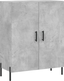 Skříň highboard betonově šedá 69,5x34x180 cm kompozitní dřevo 3198221
