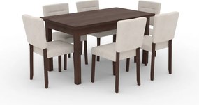 ADRK Furniture Sada stůl s židlemi RODOS 80 SE-ROD-80-DW