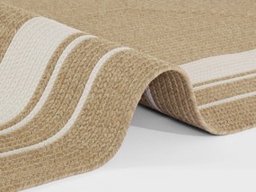 Hanse Home, Kusový koberec Braided 105556 Creme Beige – na ven i na doma, 120x170, béžová, chodba / předsíň