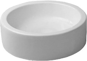 Duravit Starck 1 - Umyvadlová mísa bez přepadu, broušená, průměr 460 mm, WonderGliss, bílá 04454600001