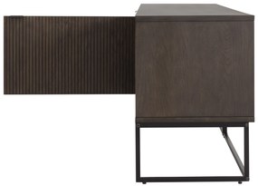 TENZO Dřevěný TV stolek BALI hnědý 9001542920