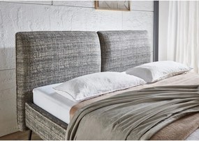 Tmavě zelená čalouněná dvoulůžková postel bez roštu 160x200 cm Infinity – Meise Möbel