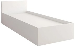 Jednolůžková postel 90 cm Oleg I (bílá) (s úl. prostorem). 1071613
