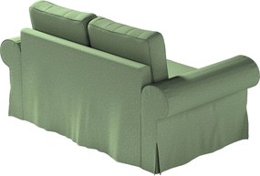 Potah na pohovku IKEA Backabro 2-místná, rozkládací barva zelená látka pletený vzor