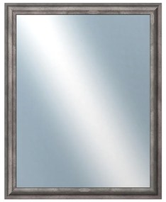 DANTIK - Zarámované zrcadlo - rozměr s rámem cca 40x50 cm z lišty TRITON cín (2146)