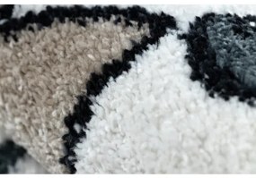 Dywany Luszczow Dětský kusový koberec FUN Hop, zvířata černý Rozměr koberce: 80 x 150 cm