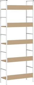 Knihovna s 5 policemi dub 60 x 27,6 x 158,5 cm kompozitní dřevo 288229