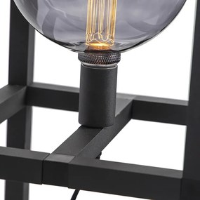 Průmyslová stojací lampa černá - Big Cage 2