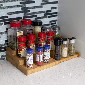 5Five® Organizér na koření, schůdky, 3 patra, vysunovací, STEPS