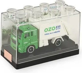 RAPPA Popelářské auto OZO!!! / Kovové auto / Volný chod / 7 cm