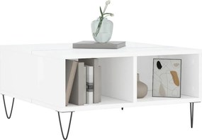 vidaXL Konferenční stolek 60 x 60 x 30 cm kompozitní dřevo [827038] Barva: šedá sonoma