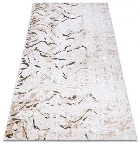 koberec AKRYL DIZAJN 123 béžová, zelená velikost 120x180 cm | krásné koberce cz