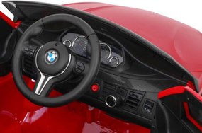 Ramiz Dětské elektrické autíčko BMW X6M lakované - červené SUV + dálkové ovládání