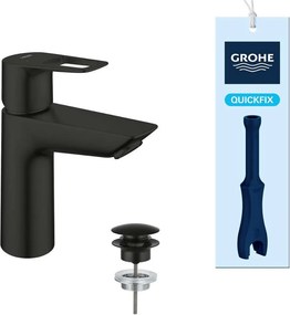 Grohe Start Loop - Umyvadlová baterie s výpustí Push-Open, matná černá 237792431