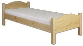 ImportWorld Dřevěná postel 80x200 Ron (Barva dřeva: Šedá)
