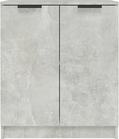Příborníky 2 ks betonově šedé 60 x 30 x 70 cm kompozitní dřevo 3115775