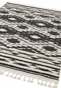 Černý koberec Lendl Black Rozměry: 80x240 cm
