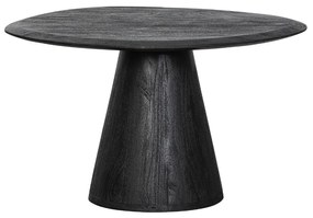 Hoorns Černý mangový konferenční stolek Poselt 70 x 63 cm