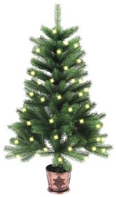 Umělý vánoční stromek s LED diodami 65 cm zelený,  3077465 HangarStore.cz