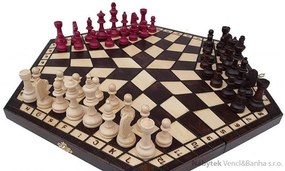 dřevěné šachy trojka malé 164 mad