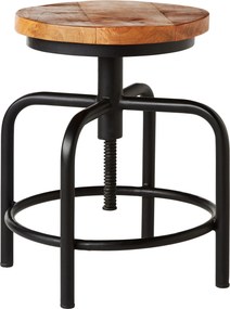 XXXLutz TABURET, dřevo, kov, 36/49/36 cm Ambia Home - Taburety - 000377005901